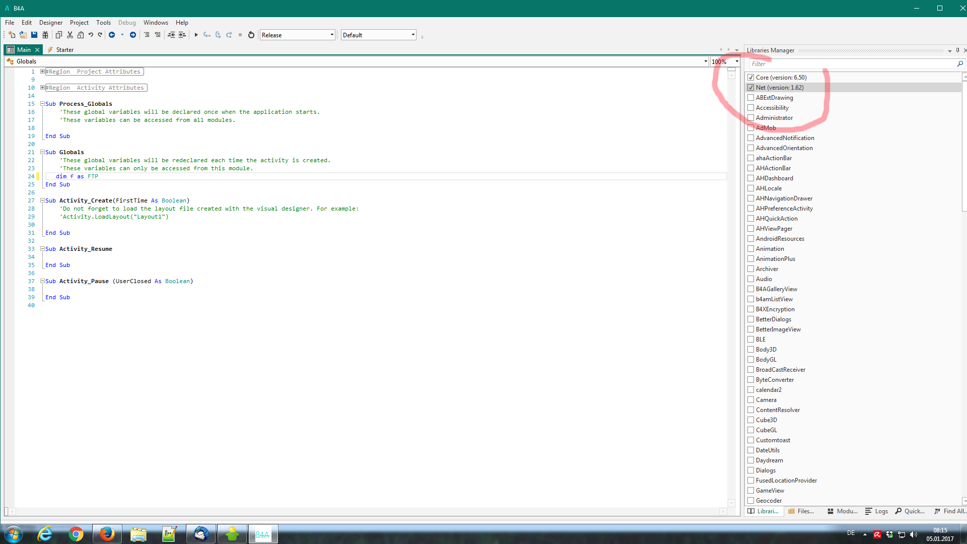 Referencing Internal Libraries | B4X Programming Forum