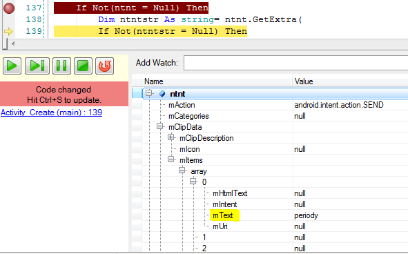 How to get a string content of a text intent | B4X Programming Forum
