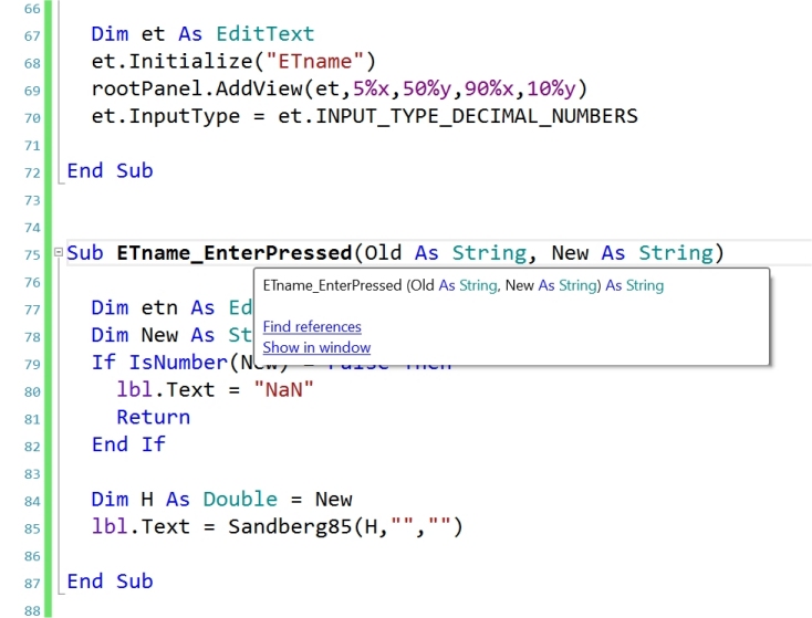 Intellisense For Hand Coded Event Handlers Is Unhelpful B4x Programming Forum
