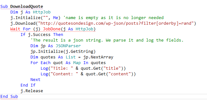 OkHttpUtils2 with Wait For, JobDone error | B4X Programming Forum