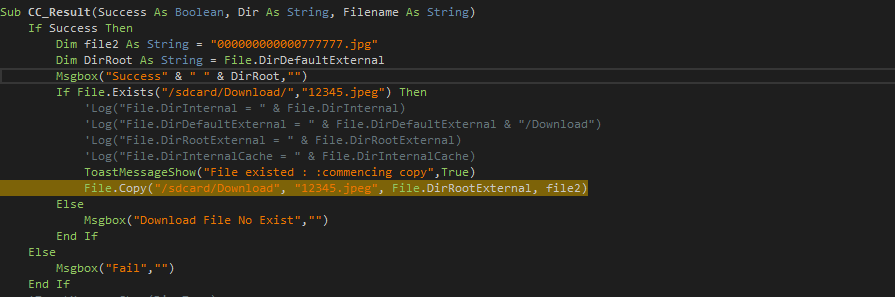 Permission Denied Copying File To/From Downloads Folder | B4X Programming Forum