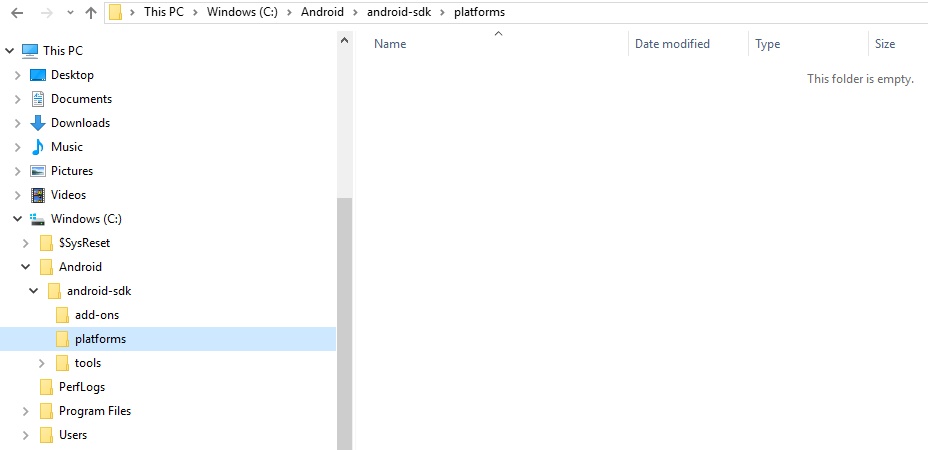 Android\Platforms empty1 | B4X Programming Forum