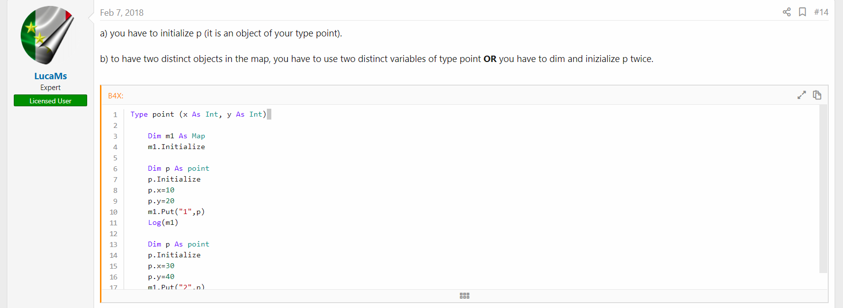 Json format to the list object | B4X Programming Forum
