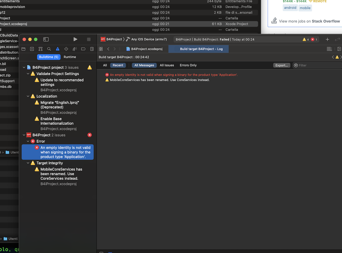 help build release | B4X Programming Forum
