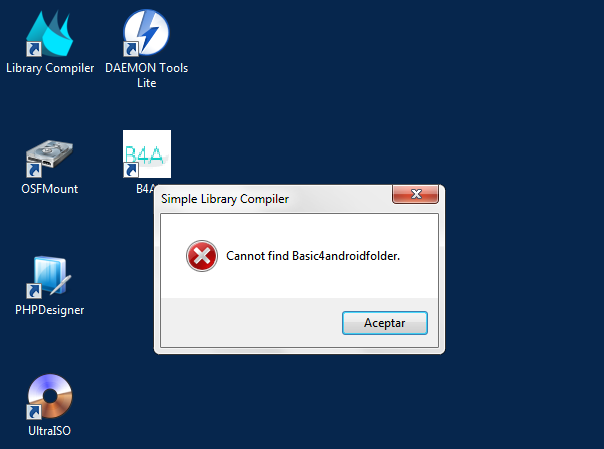 Slc Error Cannont Find Basic4android Folder B4x Programming Forum