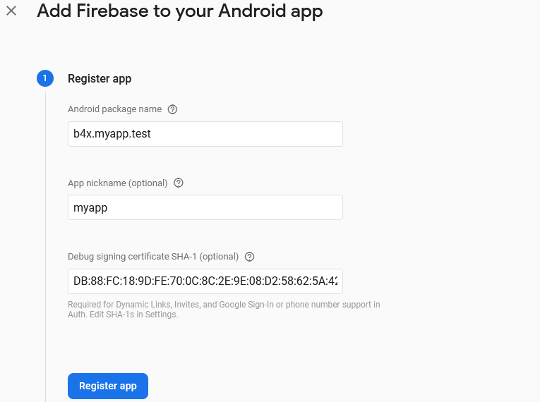 The app closes before it starts(With Firebaseauth Lib) | B4X Programming Forum