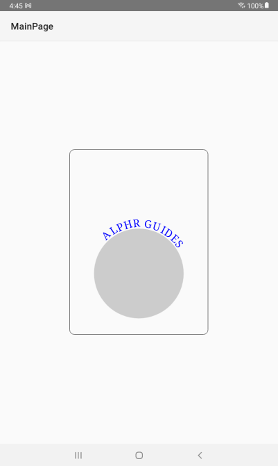 How to make Curve Text in B4X ? | B4X Programming Forum