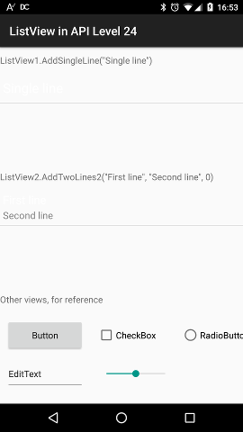 ListView renders incorrectly for API Level 24 | B4X Programming Forum