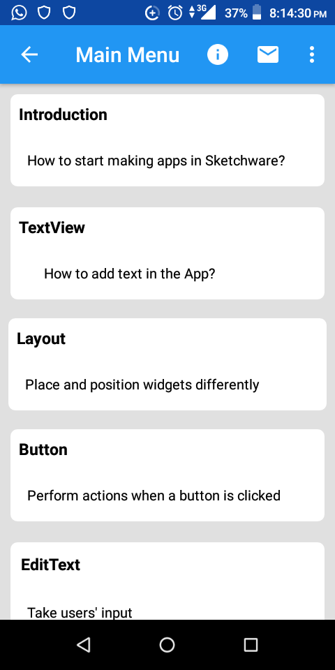 Adding texts in scroll view | B4X Programming Forum