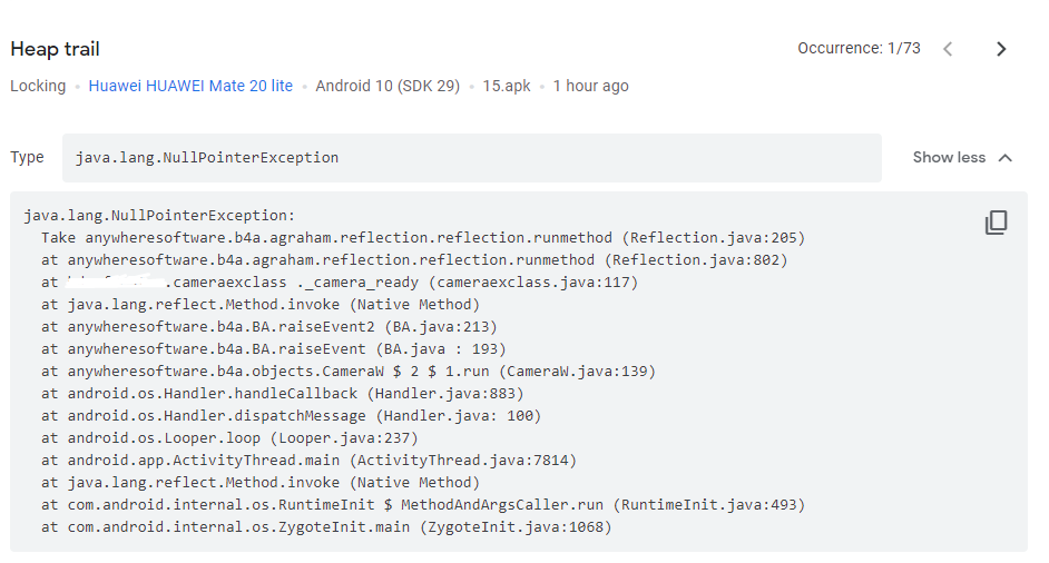 Cameraex Android Version 81 Application Crash B4x Programming Forum 7788