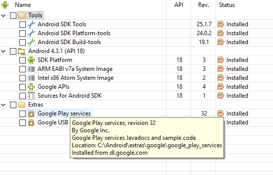 Google Play services missing files after install [SOLVED] | B4X Programming Forum