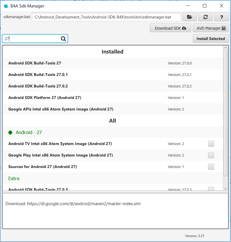 Where Is Android-27 | B4X Programming Forum