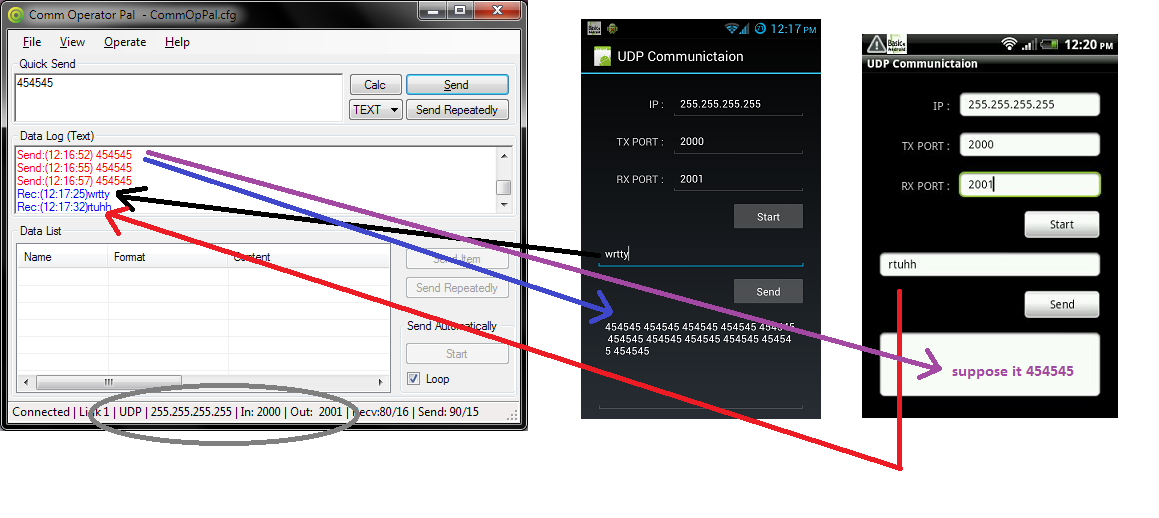 UDP Broadcasting - data not receive | B4X Programming Forum