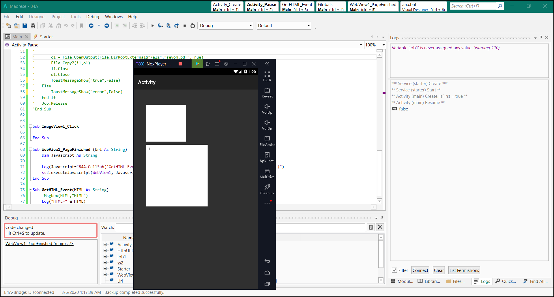 httpjob problem | B4X Programming Forum