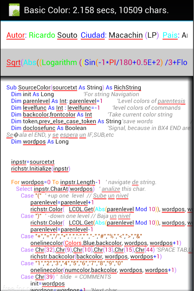 Highlighting Text Editor/Viewer? | B4X Programming Forum