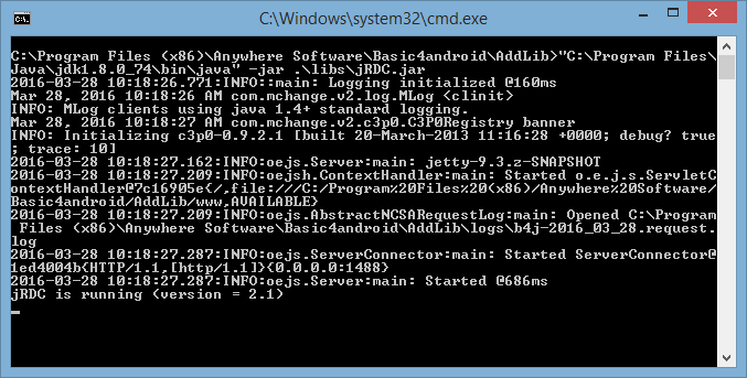 Failed to use jRDC2 | B4X Programming Forum