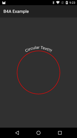Circular Text in Canvas? | B4X Programming Forum
