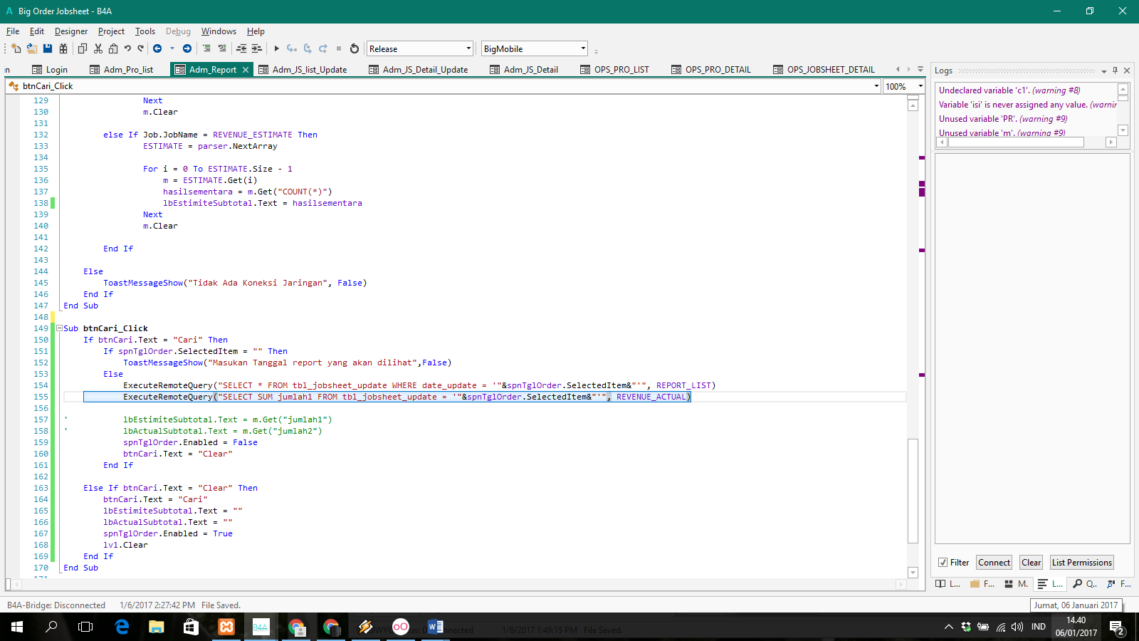 How To Add Up The Data In A Database Table B4x Programming Forum