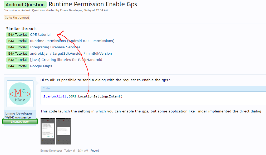 Runtime Permission Enable Gps | B4X Programming Forum