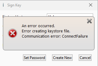 Error creating keystore file | B4X Programming Forum