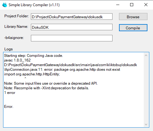 Can't Compile SLC | B4X Programming Forum