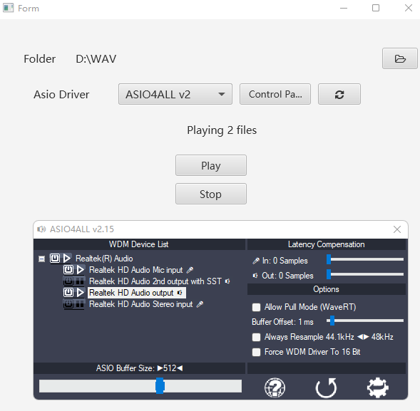 jAsio audio. Simple mixer (Windows only) | B4X Programming Forum