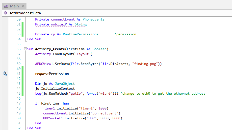 RunMethod("getIp", Array("wlan0")) is not working | B4X Programming Forum