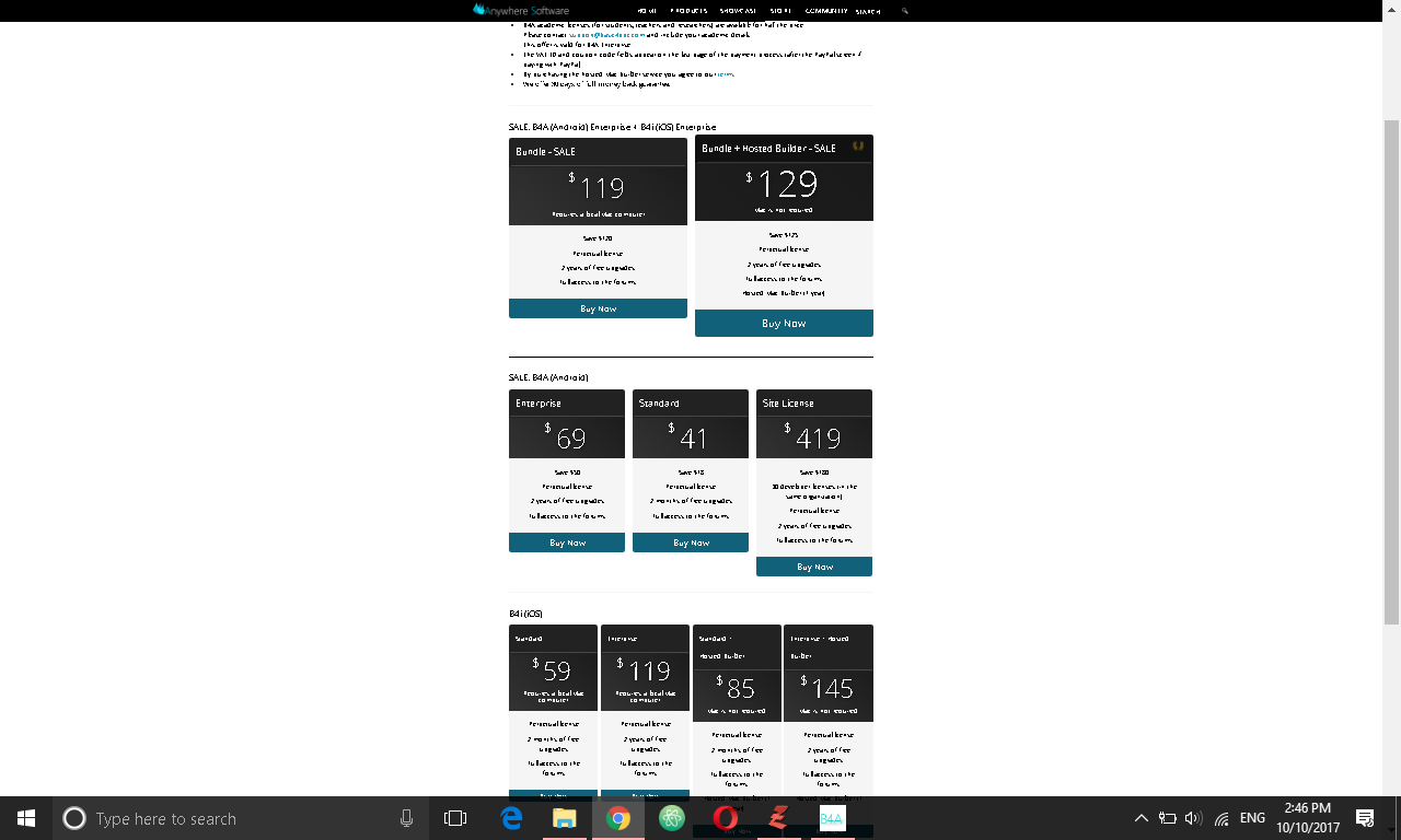 Buy B4A, B4I question. | B4X Programming Forum