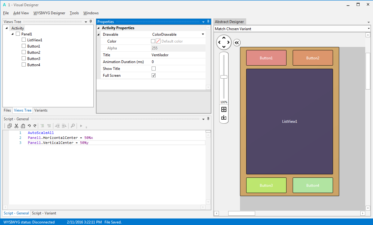 Stretch views in designer to all screen size | B4X Programming Forum