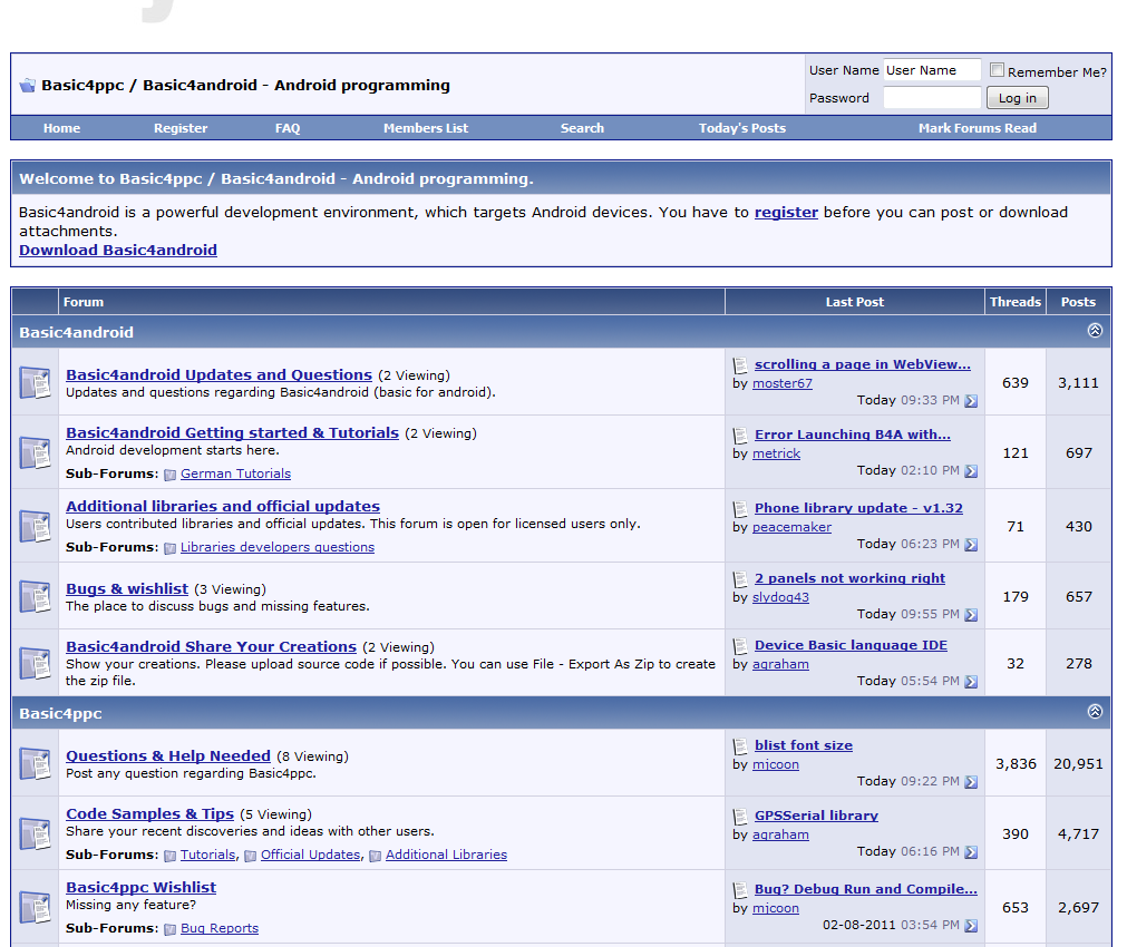 Xenforo 2 | B4X Programming Forum
